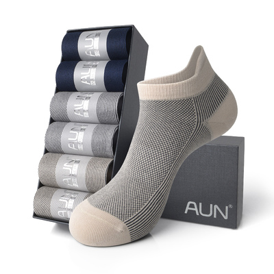 AUN防臭袜子男士短袜夏