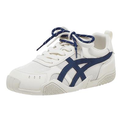 百思图夏季新款德训鞋时尚复古户外百搭女运动休闲鞋D3633BM5