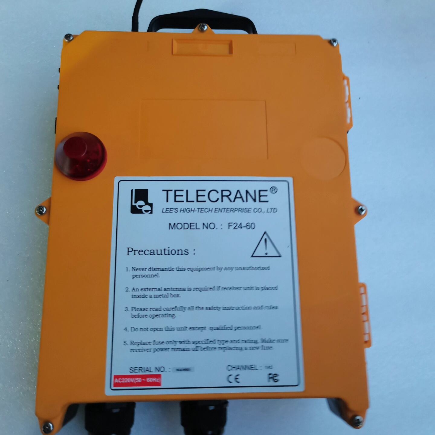 询价-台湾禹鼎(TELECRANE)F24-60型号的工业无线遥