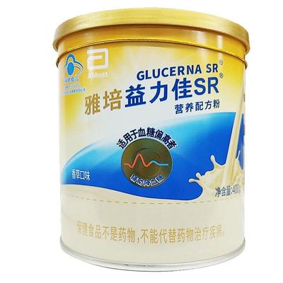 雅培益力佳SR营养配方粉400g进口含蛋白质粉低GI辅助控糖膳食纤维