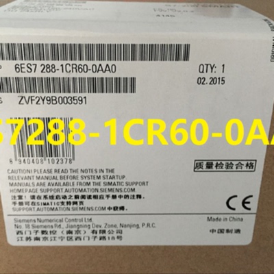 议价6ES7288-1CR60-0AA0西门子S7-200 SMARTCPUCR60 6ES72881CR60
