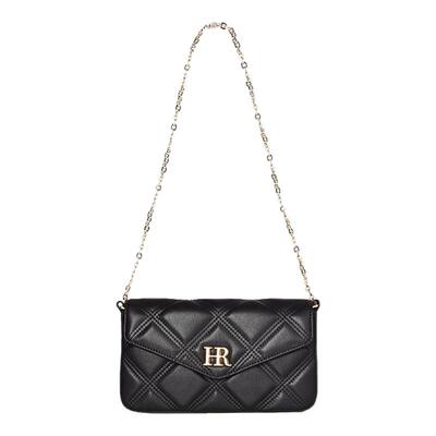 HR赫莲娜小香风菱格链条斜挎包
