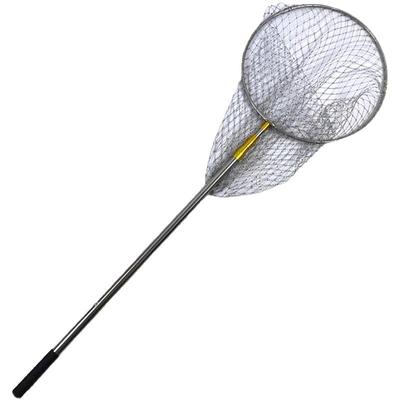 不锈钢大力马抄网伸缩杆捞鱼网折叠网兜防挂网头抄网全套渔具用品