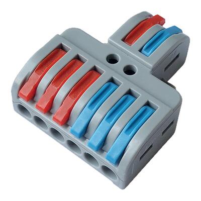 2 - in和6 - out快速连接器Spl-62分离器对接灯线连接器端子5包