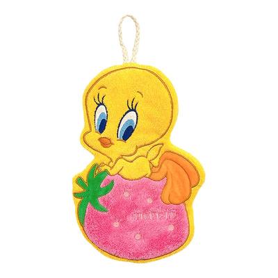 送挂钩AFGH乐一通崔弟Tweety擦手巾毛巾挂式吸水卡通可爱厨房浴室