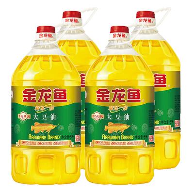 金龙鱼精炼一级大豆油5L非转基因