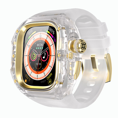 透明改装表壳表带适用苹果手表