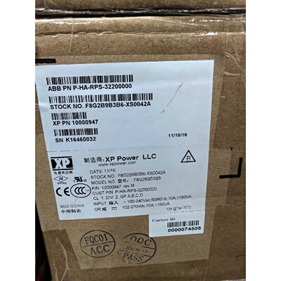 〔议价-可维修〕ABB DCS系统电源PHARPS3220000. F8G2