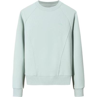 安踏女奶芙卫衣易打理套头衫