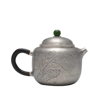 藏六造银壶纯银999泡茶壶