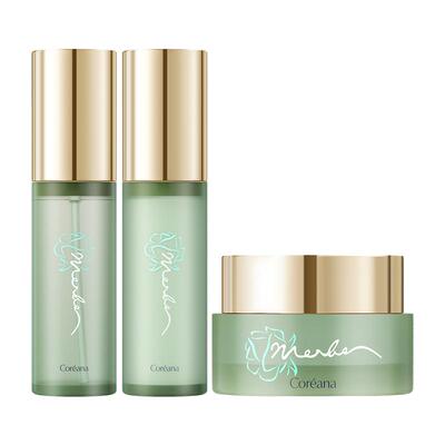 Coreana茉蓓儿光透润颜水乳套装保湿官方旗舰店正品