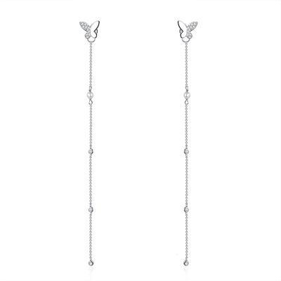 奎妮小姐浪漫少女蝴蝶结流苏银饰