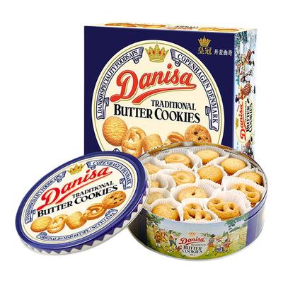 皇冠丹麦曲奇饼干小包装黄油焦糖饼干网红爆款零食休闲食品伴手礼
