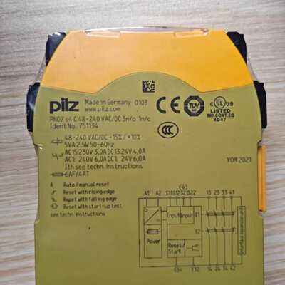 议价皮尔兹PNOZ S4继电器750134 全新现货