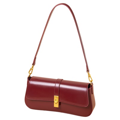 COSTS KADIY高级感真皮小众法棍腋下包女2025新款复古单肩斜挎包