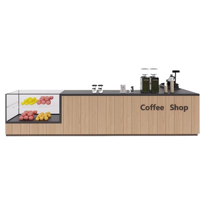 咖啡店吧台收银台奶茶店蛋糕前台