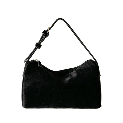 简约时尚手拎笔筒包单肩包