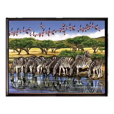 现货包邮加拿大进口益智拼图斑马