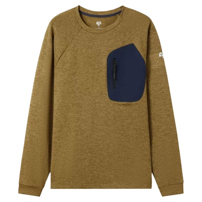 男装秋季新款男士立领半拉链T恤