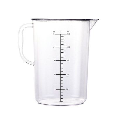 亚克力量杯带刻度量筒烘焙家用