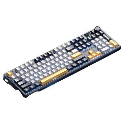狼蛛F108pro客制化机械键盘无线蓝牙三模电竞游戏办公通用Gasket
