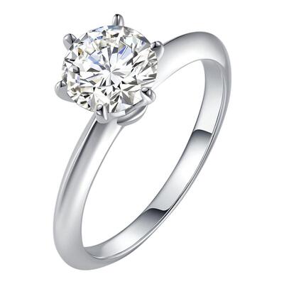 玟斯琪合成培育钻戒裸钻定制婚钻
