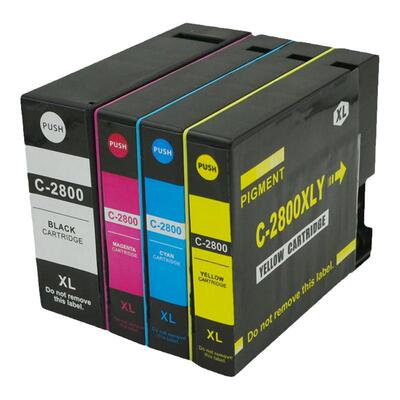 金印适用于佳能PGI-2800墨盒 XL IB4080 MB5080 IB4180 MB5480 MB5180 MB5070 MB4070 5370打印机墨盒 墨水