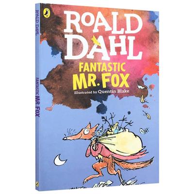 送音频正版了不起的狐狸爸爸英文原版绘本Fantastic Mr. Fox罗尔德达尔Roald Dahl小学一二三四年级推荐小说章节书英语书籍