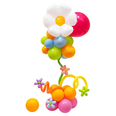 节日装饰多巴胺气球落地支架