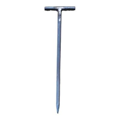 六棱冰镩实心弹簧钢锻打锤撬棍一