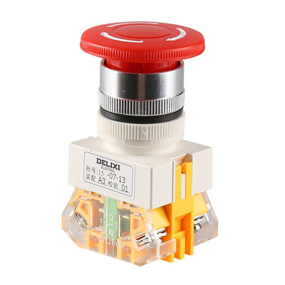 德力西控制蘑菇头急停按钮开关