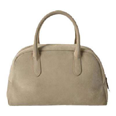 nothingwritten麂皮手拿保龄球包