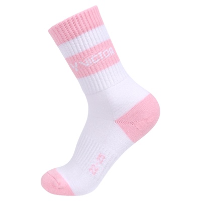 威克多胜利羽毛球袜毛巾底吸汗袜