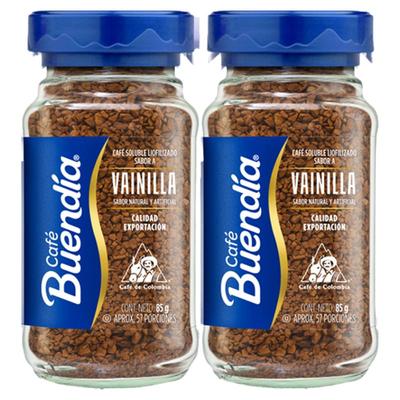 博恩 哥伦比亚进口香草风味速溶冻干黑咖啡瓶装 100%阿拉比卡