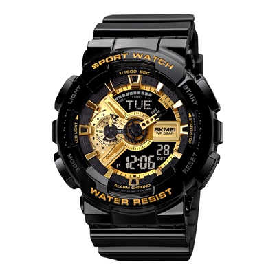 SKMEI时刻美情侣款双显腕表