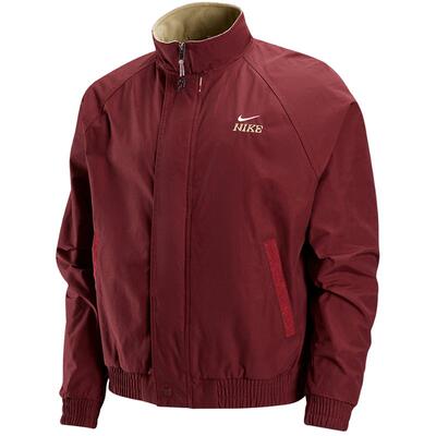 【自营】Nike耐克男外套新年款摇粒绒里料上衣红色夹克IQ3705-613