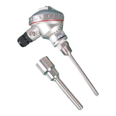 热电阻偶一体化pt100高温铠装K型