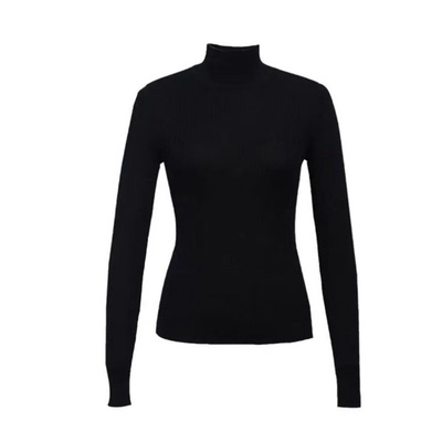 阿玛施2025秋冬新款修身针织衫女