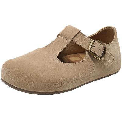 seeya同款百丽半熟吐司勃肯鞋