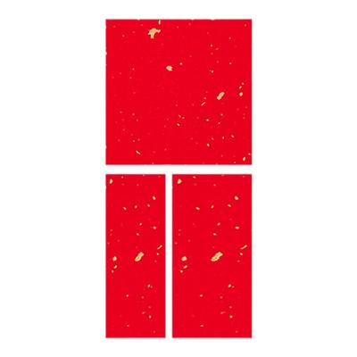 小对联洒金红纸红色宣纸半生熟