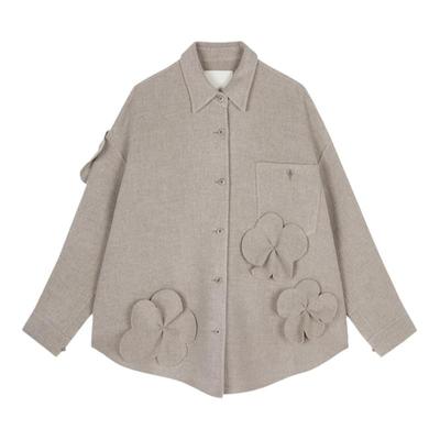 JNBY/江南布衣秋冬呢大衣宽松H型外套5OA810320