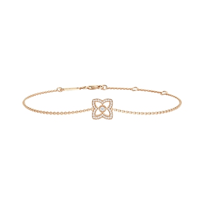 De Beers 戴比尔斯 Lotus by DE BEERS 莲花玫瑰金钻石手链