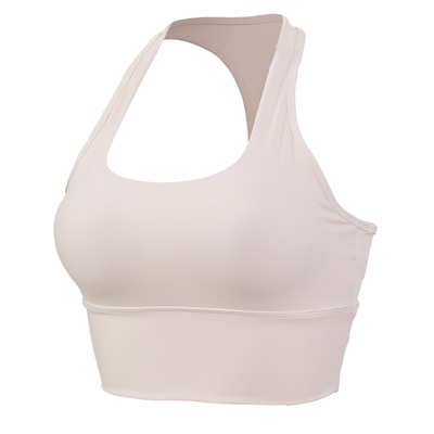 工字背运动背心女带胸垫瑜伽健身