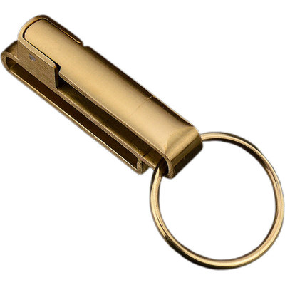 不锈钢钥匙扣男士腰挂穿皮带挂腰带老式黄铜金属锁匙扣汽车钥匙扣