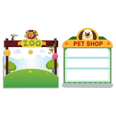 动物宠物农场磁力贴儿童认知教具