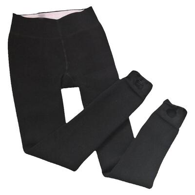 sk9927护腰裤冬新款黑色踩脚一体