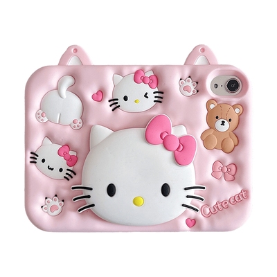 可爱KT猫适用苹果ipad保护套