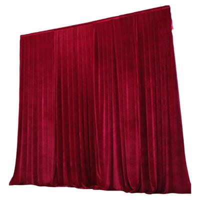 红盖头婚礼纱幔加厚酒红色金丝绒