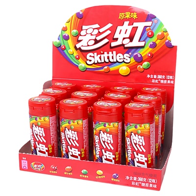 SKITTLES原味彩虹软糖30g×12