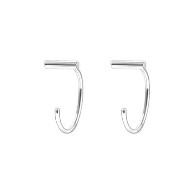 Lnieer纯银养耳洞女耳钉洗睡免摘